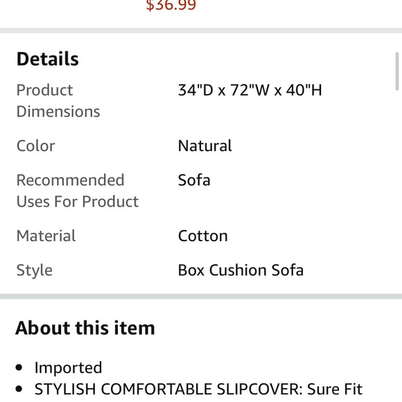 Sure Fit | Accents | Sure Fit Sofa Cover | Poshmark